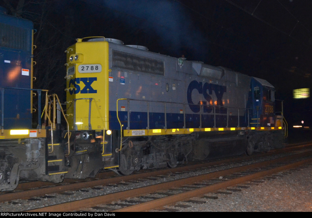 CSX GP38-2 2788 leads C746-17